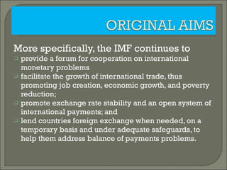 International Monetary Fund | PPT