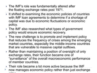 International monetary fund | PPT