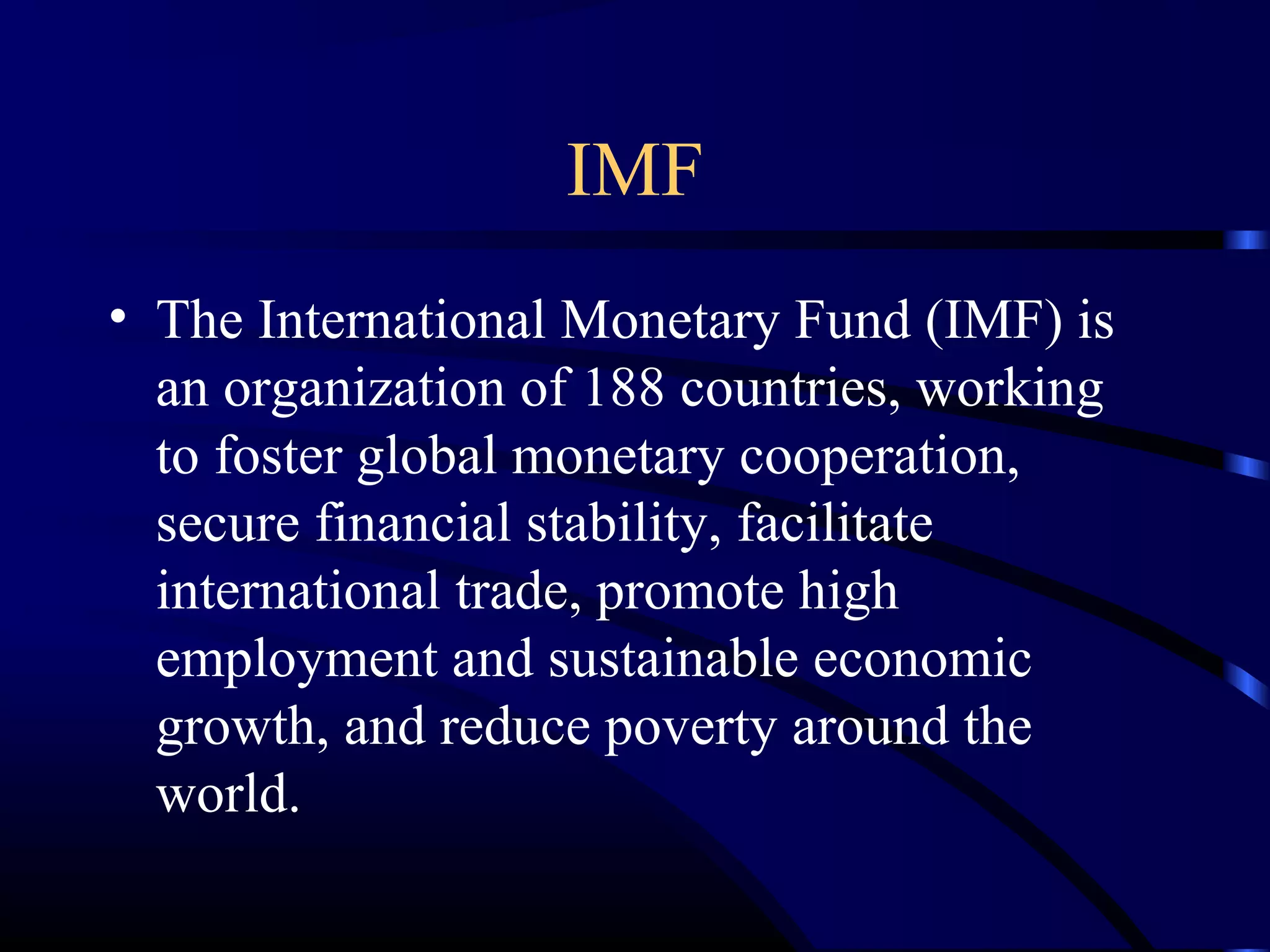 International monetary fund | PPT