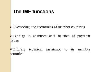International Monetary Fund (IFM subject).pptx | Free Download