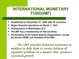 International Monetary Fund | PPT