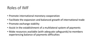 International monetary fund ppt | PPT