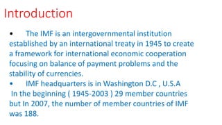 International monetary fund ppt | PPT
