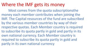 International monetary fund ppt | PPT