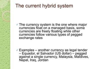 International monetary system | PPTX
