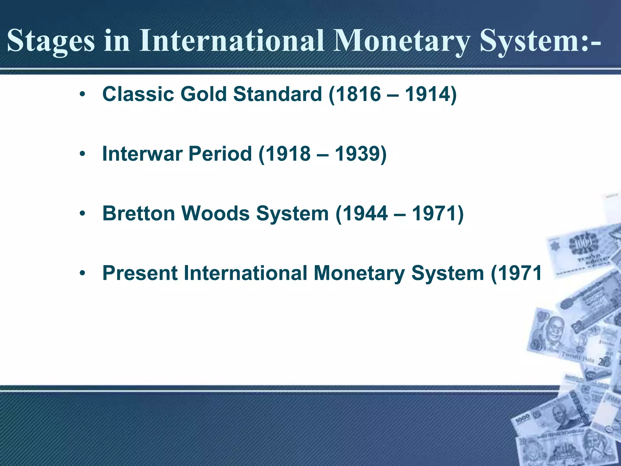 International monetary system | PPTX