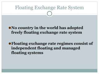 International monetary system | PPT