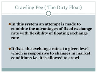 International monetary system | PPT