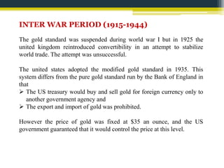 International monetary system | PPTX