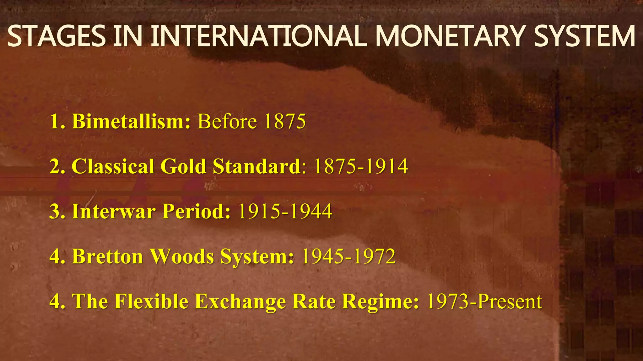 International monetary system | PPTX