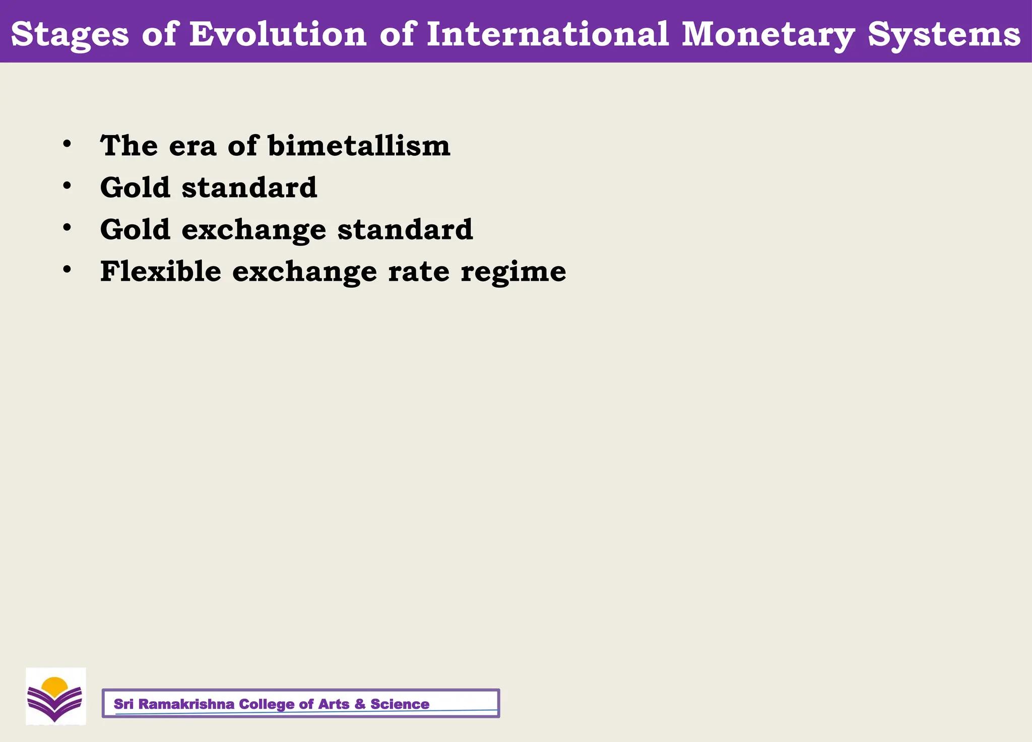 International Monetary system and its stages.pptx | Stocks and Bonds ...