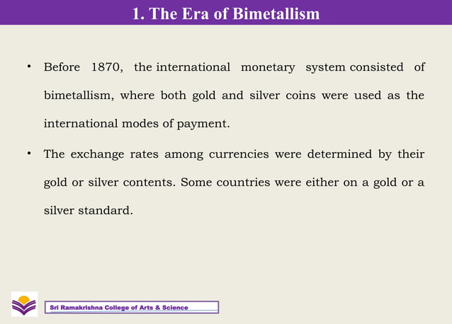 International Monetary system and its stages.pptx | Stocks and Bonds ...