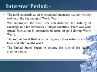International monetary system | PPT