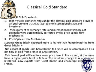 International monetary system | PPTX