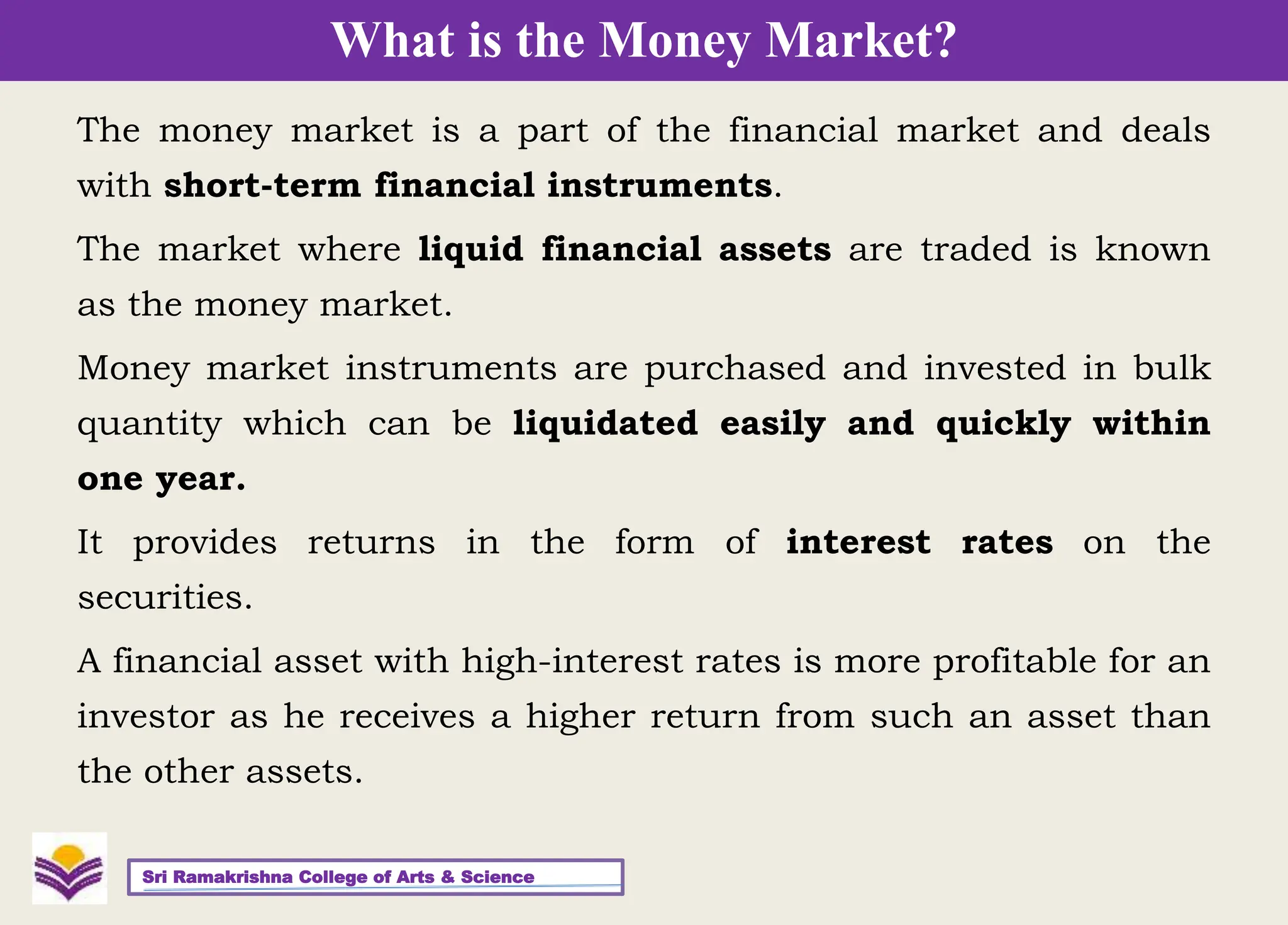 International Money Market, segments and Instruments.pptx