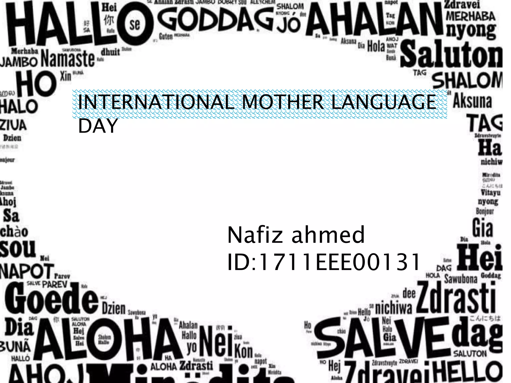 International mother language day | PPT