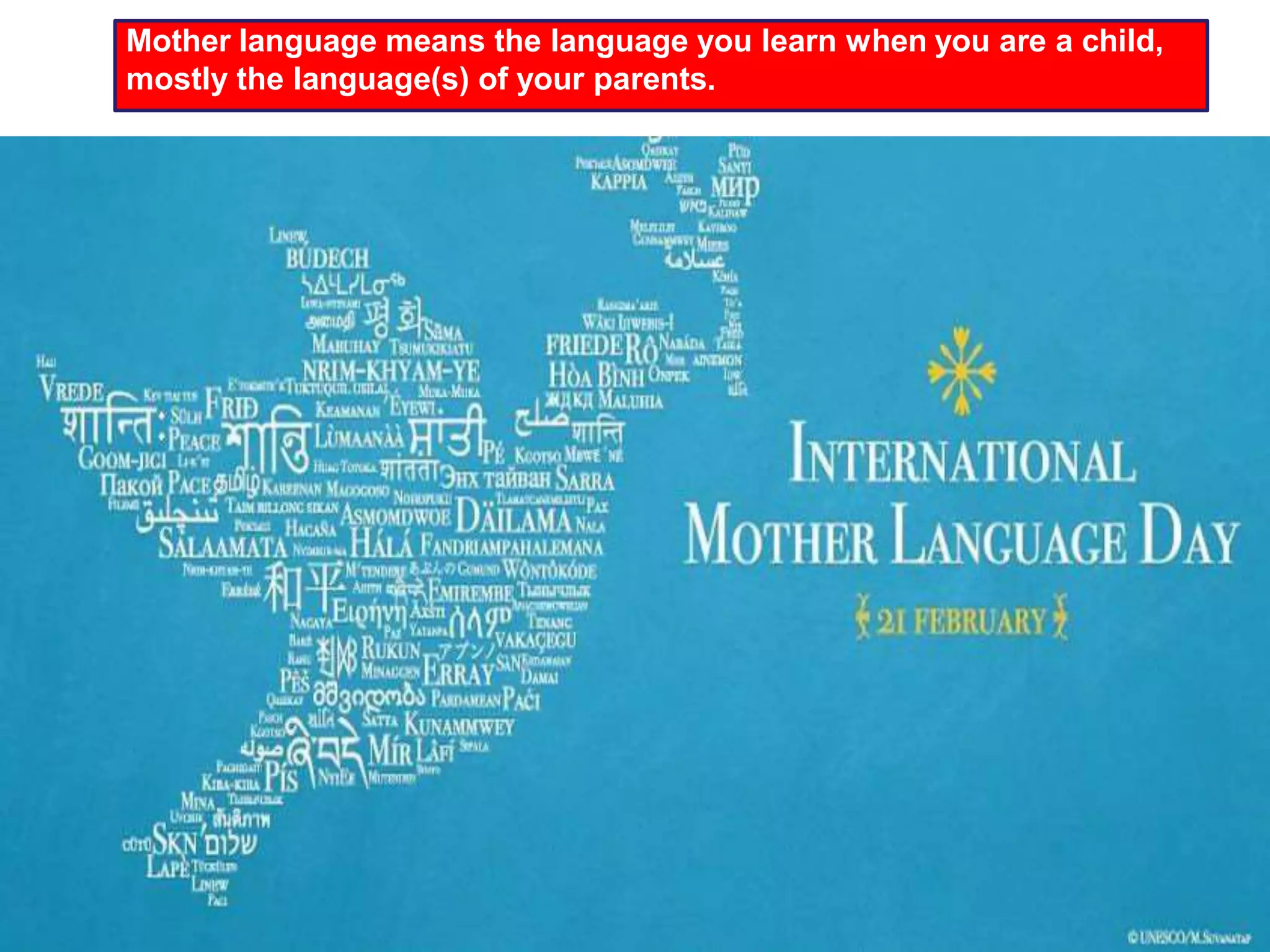 International mother language day | PPT