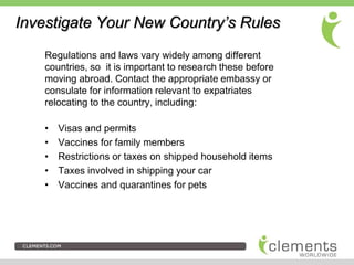 International Moving Checklist | PPT