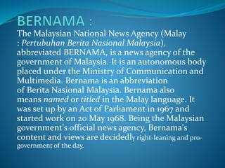 International news agencies | PPTX