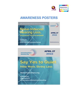 INTERNATIONAL NOISE AWARENESS DAY PROJECT | PDF