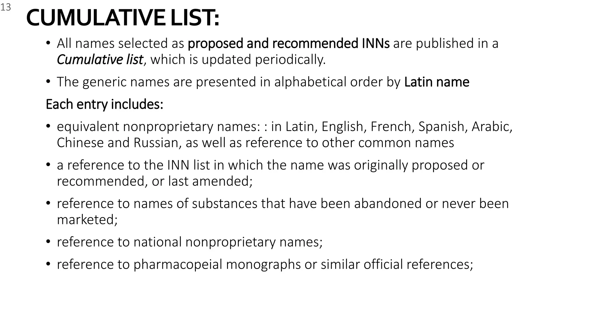 INTERNATIONAL NON PROPRIETARY NAMES FOR DRUGS1.pptx