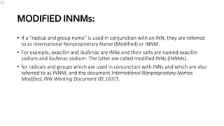 INTERNATIONAL NON PROPRIETARY NAMES FOR DRUGS1.pptx