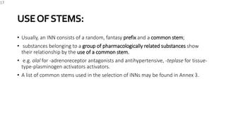 INTERNATIONAL NON PROPRIETARY NAMES FOR DRUGS1.pptx