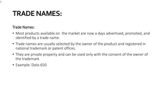 INTERNATIONAL NON PROPRIETARY NAMES FOR DRUGS1.pptx