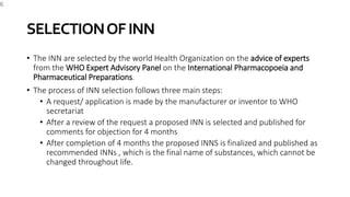 INTERNATIONAL NON PROPRIETARY NAMES FOR DRUGS1.pptx