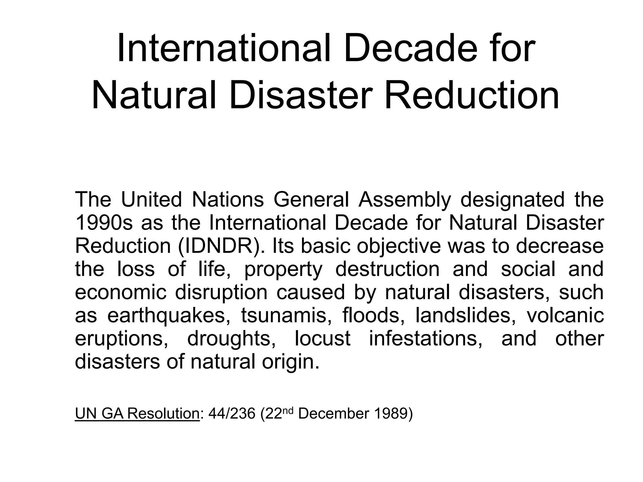 International Norms in Disaster Risk Reduction by Roberto Aponte Toro ...