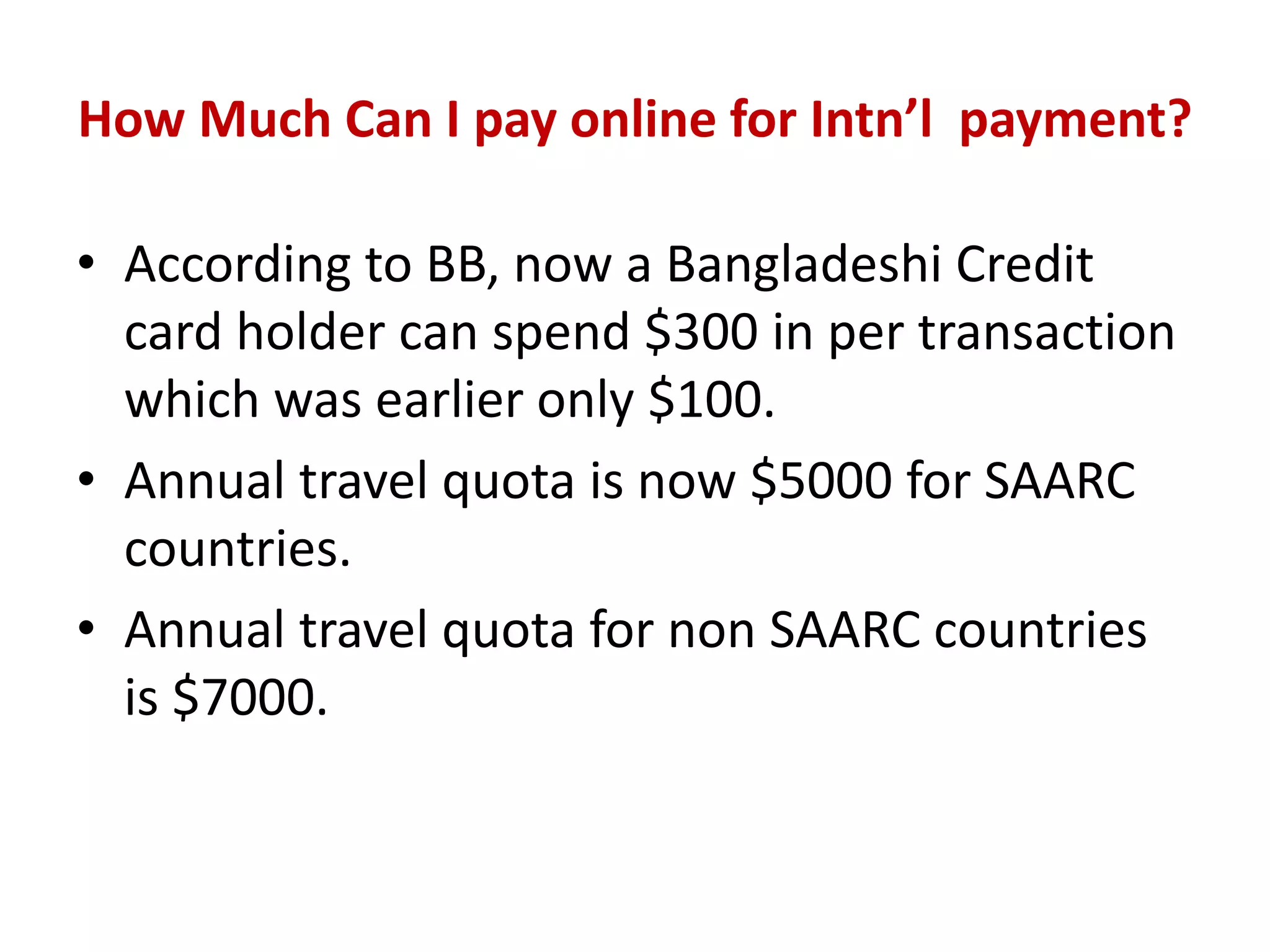 International online payment system in bangladesh | PPTX