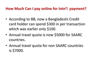 International online payment system in bangladesh | PPT