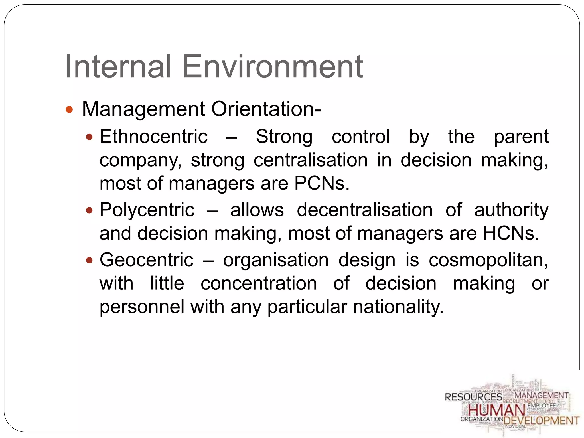 International organisation and hrm | PPTX