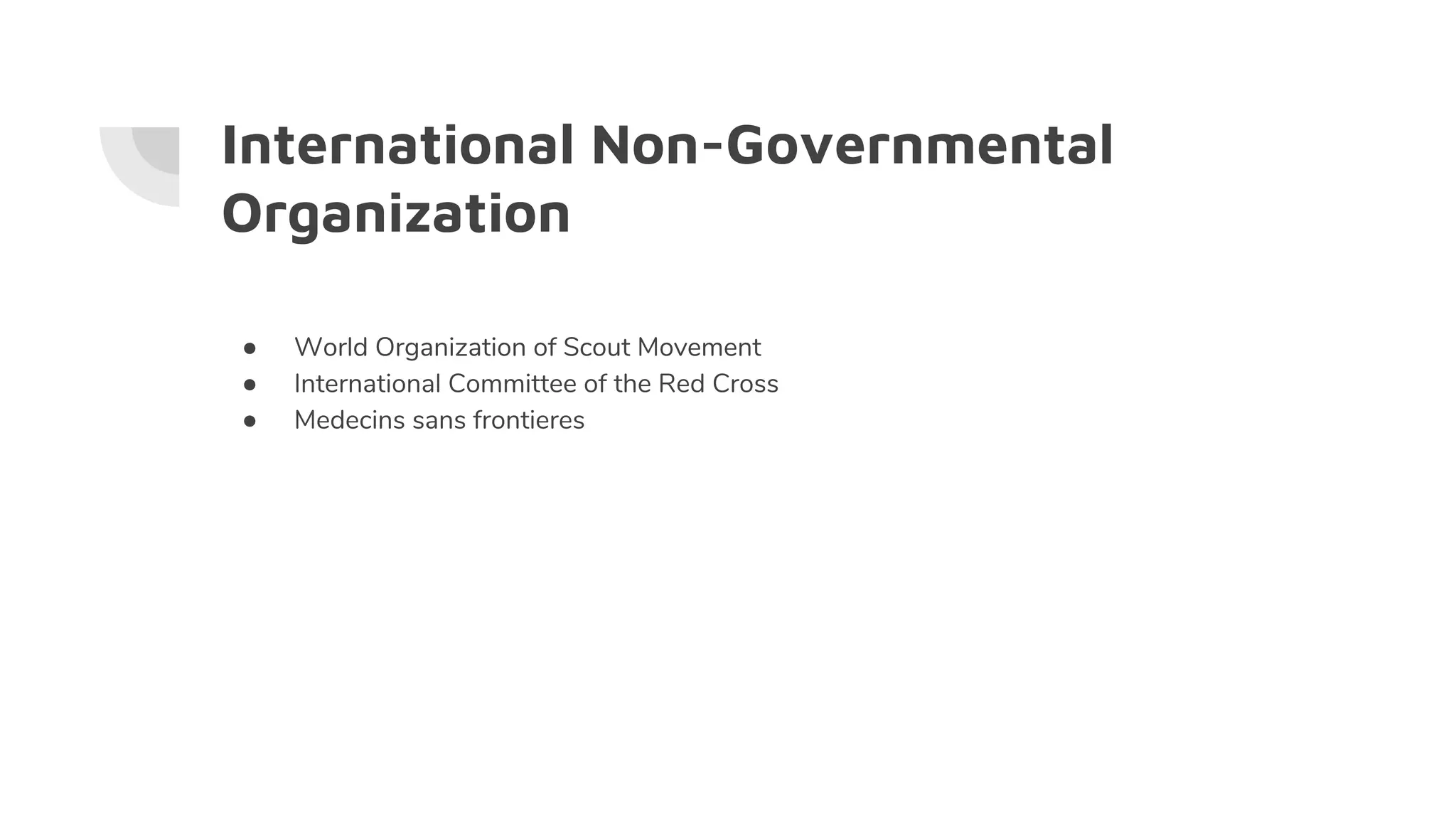 International organization | PPT