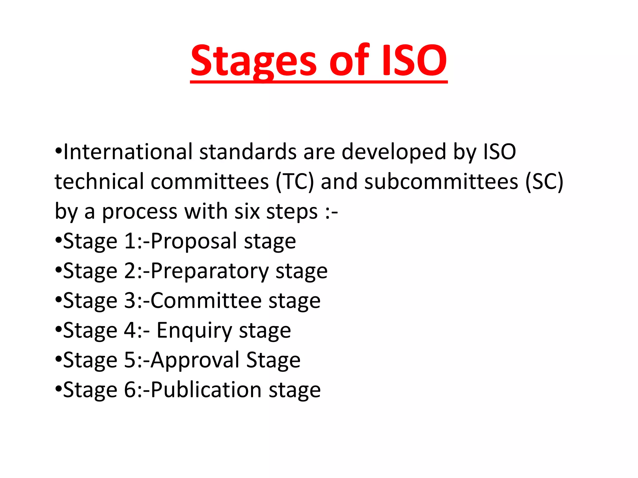 International organization for standardization | PPTX