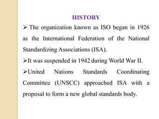 International Organization for Standardization (ISO) | PPT