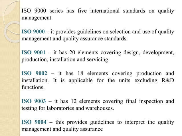 International Organization for Standardization (ISO) | PPT