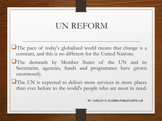 INTERNATIONAL ORGANIZATIONS AND GLOBALIZATION | PPT