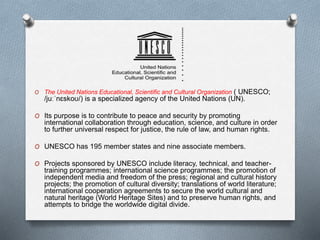 International Organizations_.pptx | World/International Music | Music