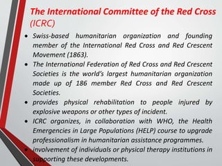 International organizations in disaster management | PPTX