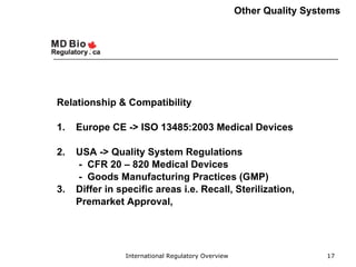 International Overview & Future Medical Devices Regulations | PPT
