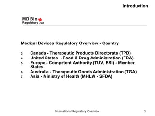 International Overview & Future Medical Devices Regulations | PPT