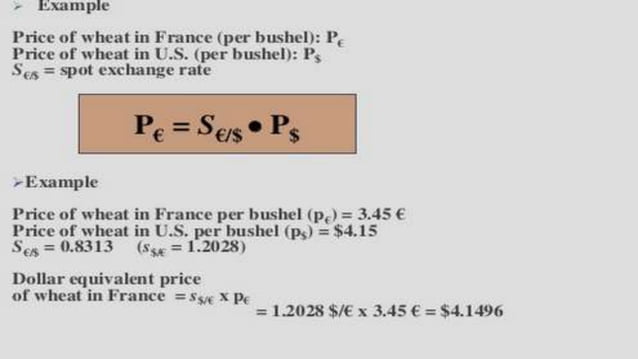 International parity condition | PPT