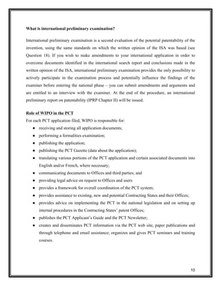International Patent Application - PCT Route | PDF