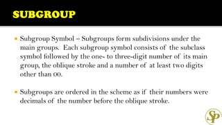 International patent classification | PPTX