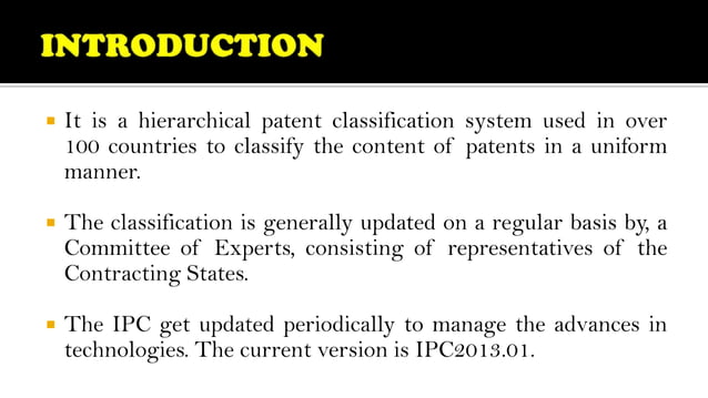 International patent classification | PPTX | Business | Business and ...