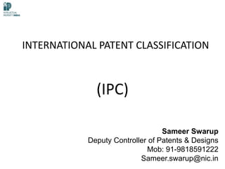 INTERNATIONAL PATENT CLASSIFICATION1.ppt