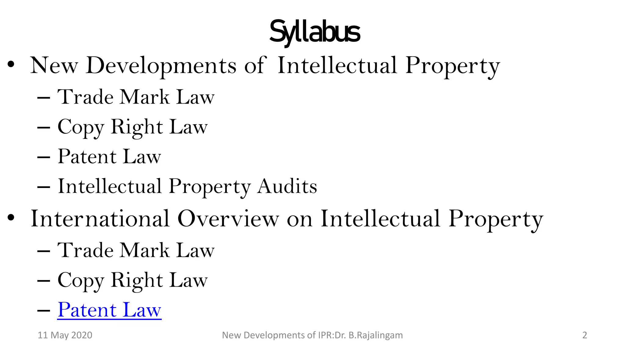 International patent law | PDF