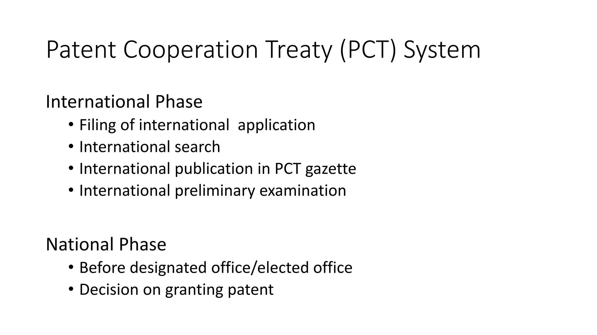 International patent registration | PPTX