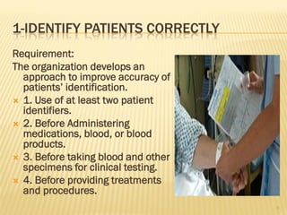 International patient safety goals | PDF